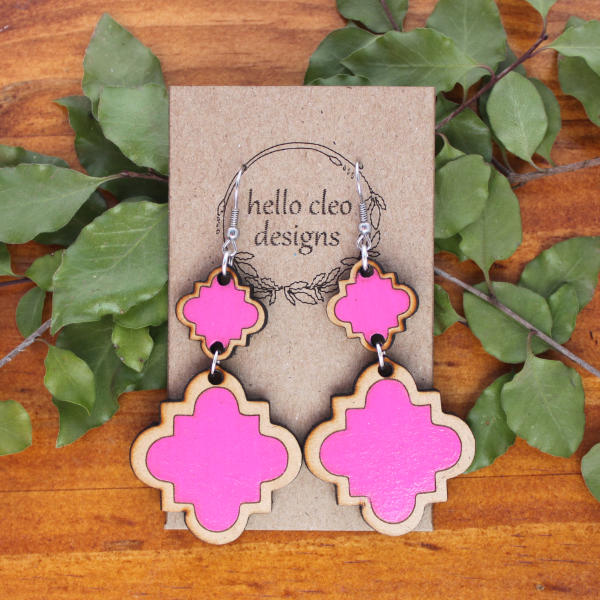 Moroccan Dangle Pink – Hello Cleo Designs